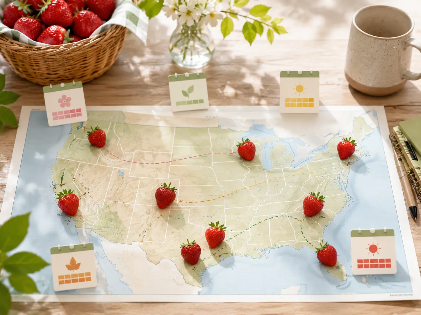 Strawberry Picking Season by State (2026 Dates)
